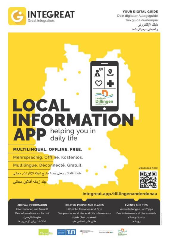 Integreat App - Asyl & Integration - Gesundheit & Soziales - LRA Dillingen